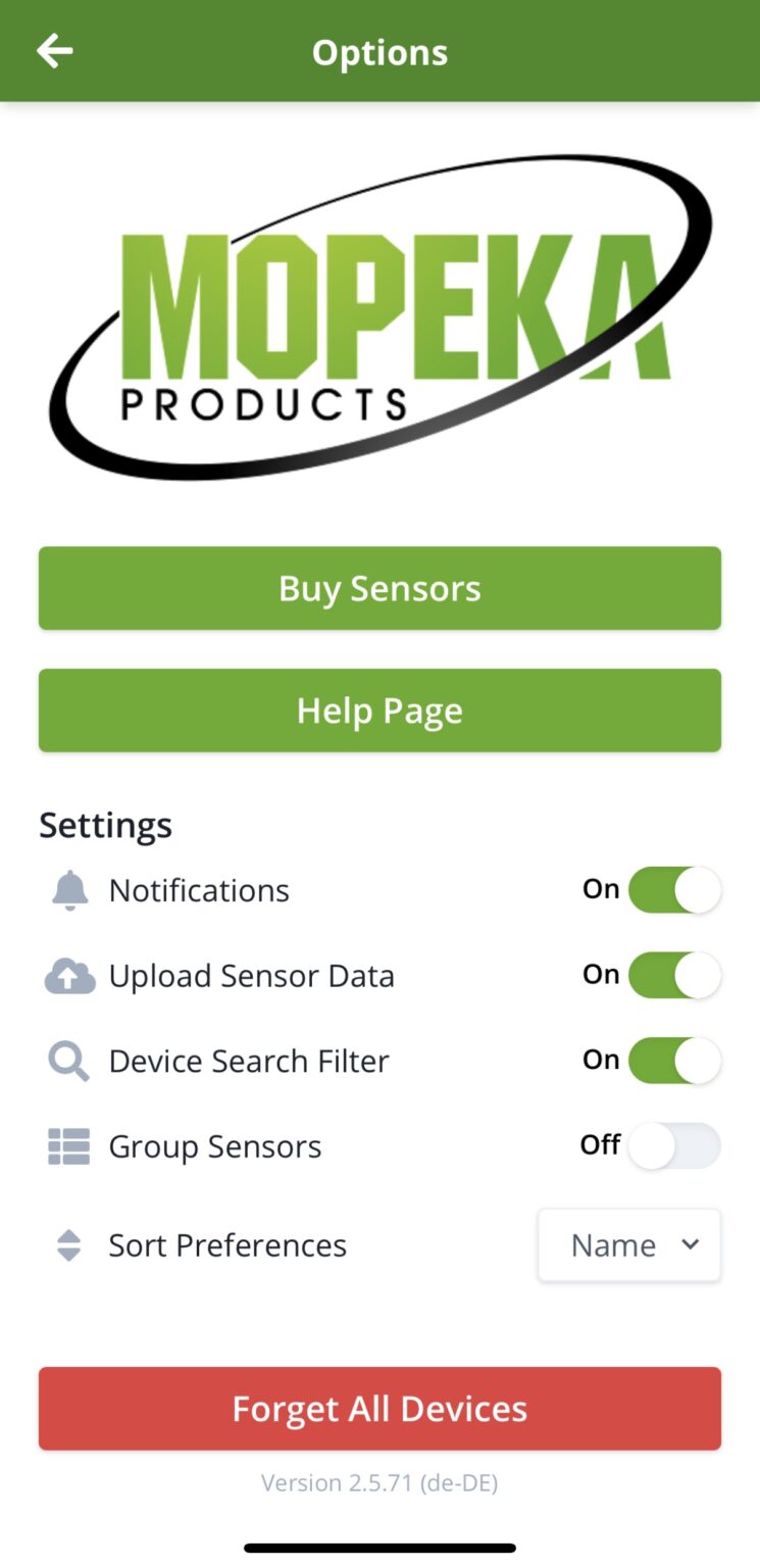 Mopeka Pro Bedienungsanleitung